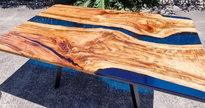 Epoxy resin table | Custom furniture -Touchwood Design