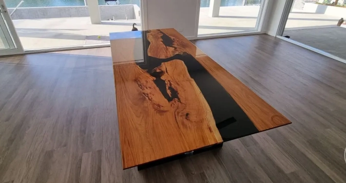 Epoxy resin table | Custom furniture -Touchwood Design